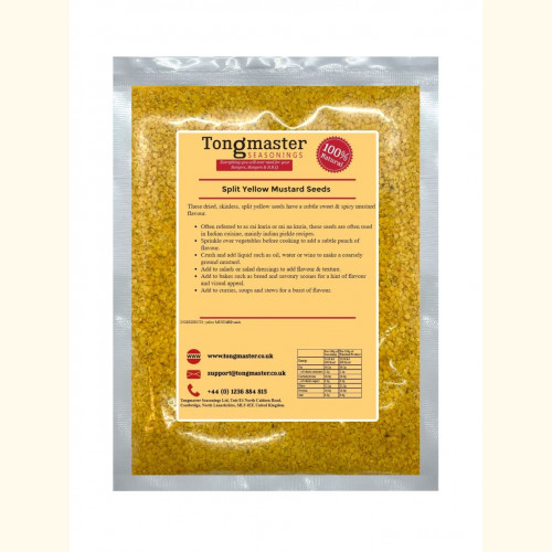 Split Yellow Mustard Seeds (Rai Kuria) - 200g