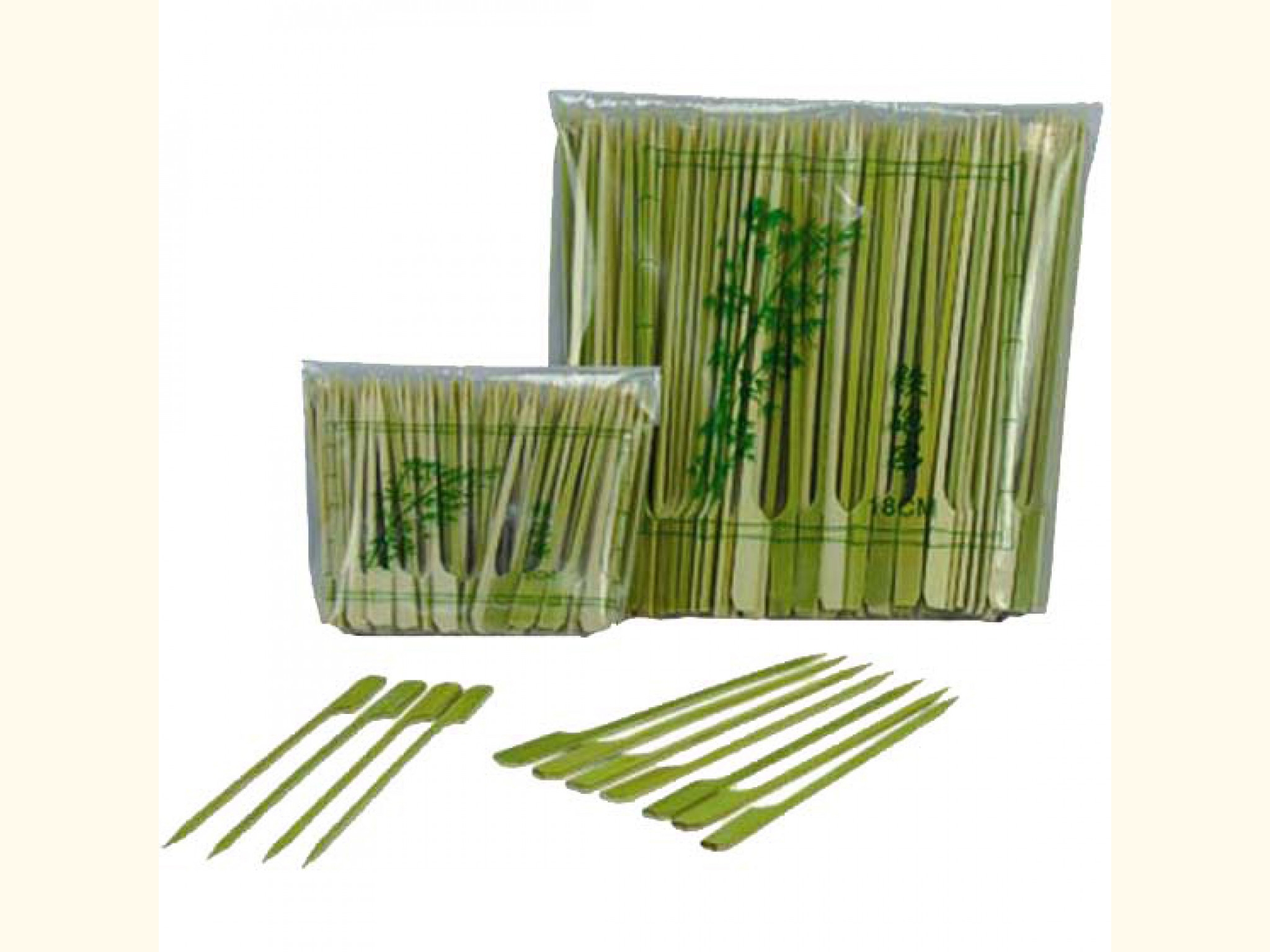 100 x 18cm Bamboo Teppo Gushi (Gun Shaped) Skewers
