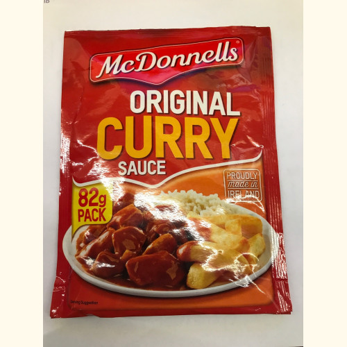 McDonnells Original Curry Sauce Sachet Made in Ireland
